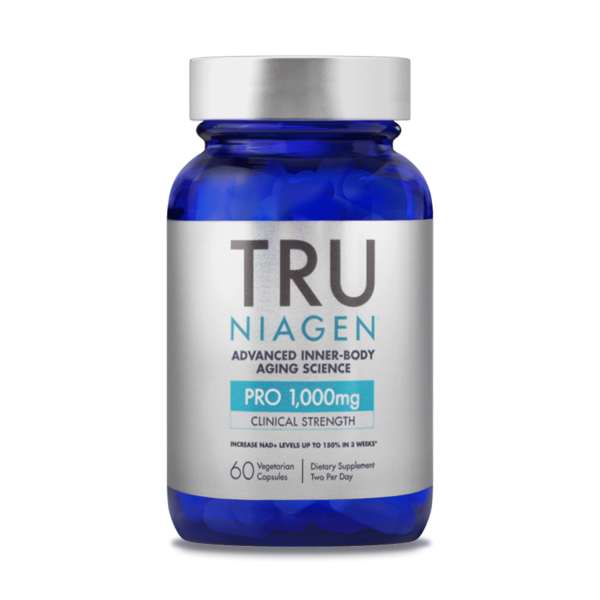 Tru Niagen PRO 1000mg - 60 Capsules / 30 Servings (Case of 12 bottles)